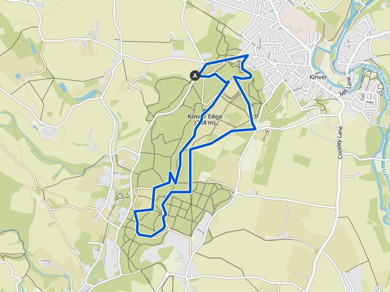 Kinver Edge to The Rock Houses loop — Kingsford Forest Park | hike | Komoot